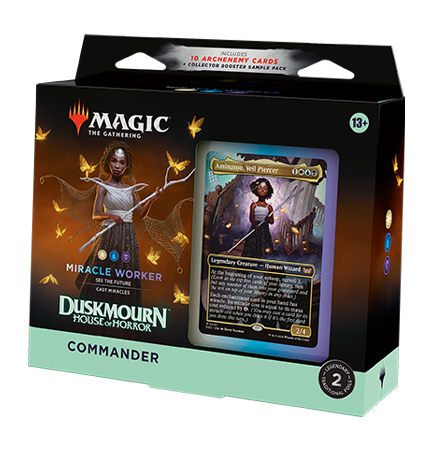 MTG Magic: Duskmourn: House of Horror – Commander Deck: Miracle Worker ...
